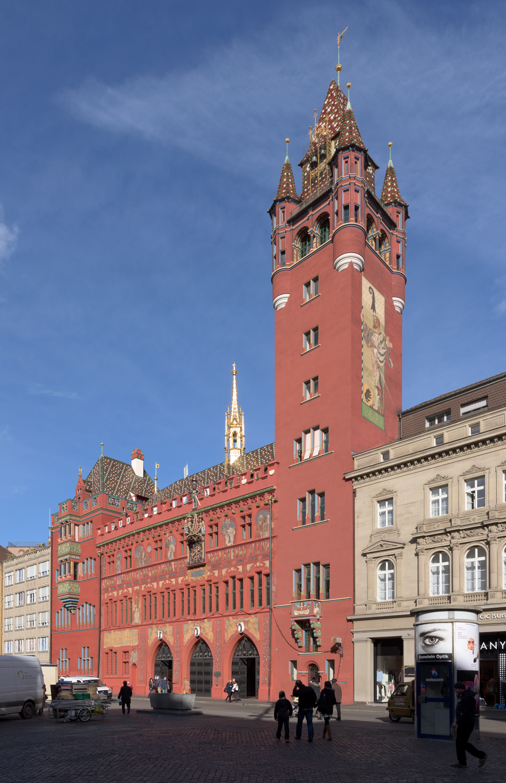 Swiss, Basel, centre, Rathaus, Marktplatz | Fotograaf Dirk Verwoerd ...